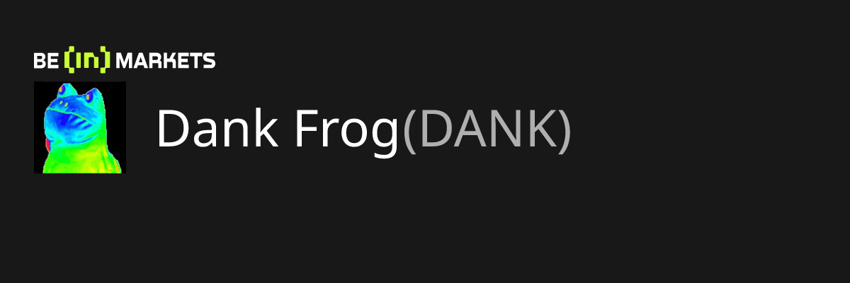 Dank Frog (DANK) Price, MarketCap, Charts and Fundamentals Info ...