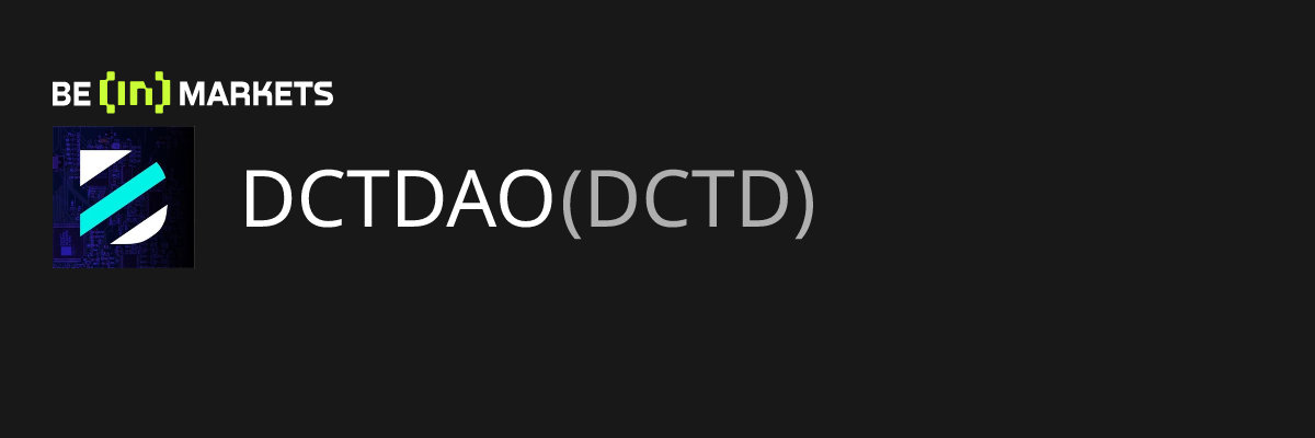 DCTDAO (DCTD) Price, MarketCap, Charts and Fundamentals Info - BeInCrypto