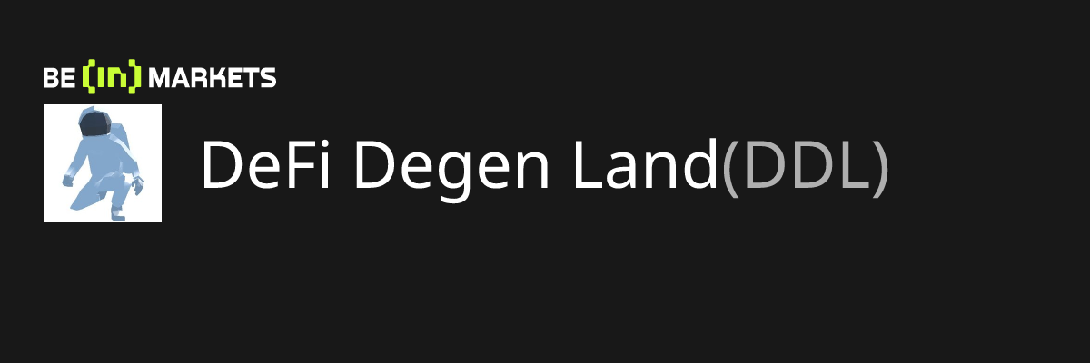 DeFi Degen Land (DDL) Prezzo, capitalizzazione di mercato, grafici e ...