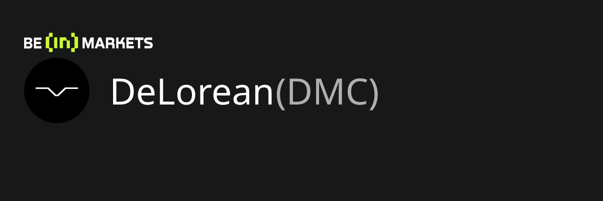 DeLorean (DMC) ราคา, มูลค่าตลาด, กราฟ และข้อมูลพื้นฐาน - BeinCrypto ...