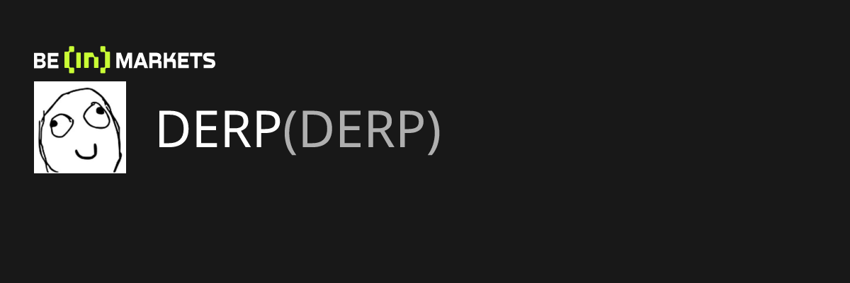 DERP (DERP) información de precios, capitalización de mercado, gráficos ...