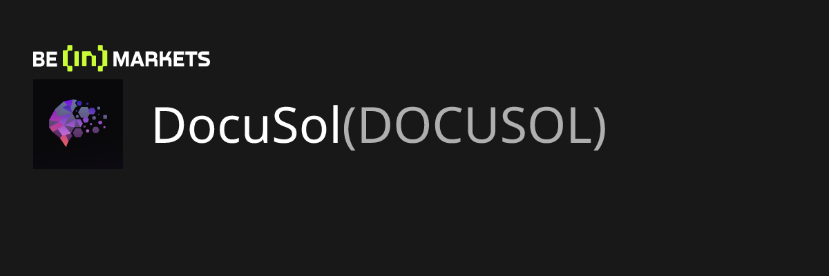 DocuSol (DOCUSOL) Price, MarketCap, Charts and Fundamentals Info - BeInCrypto
