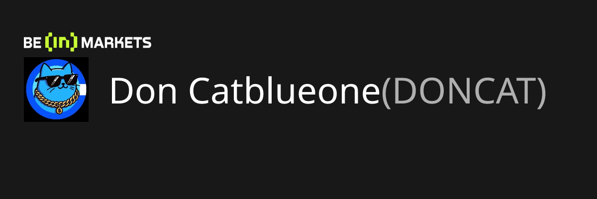 Don Catblueone (DONCAT) Price, MarketCap, Charts and Fundamentals Info ...