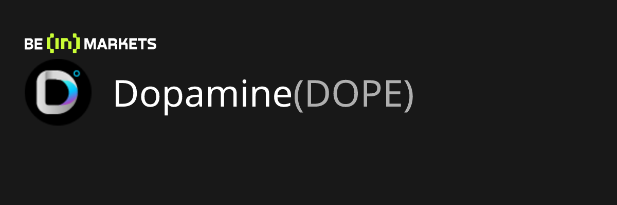 Dopamine (DOPE) Kurs, Marktkapitalisierung, Charts und ...