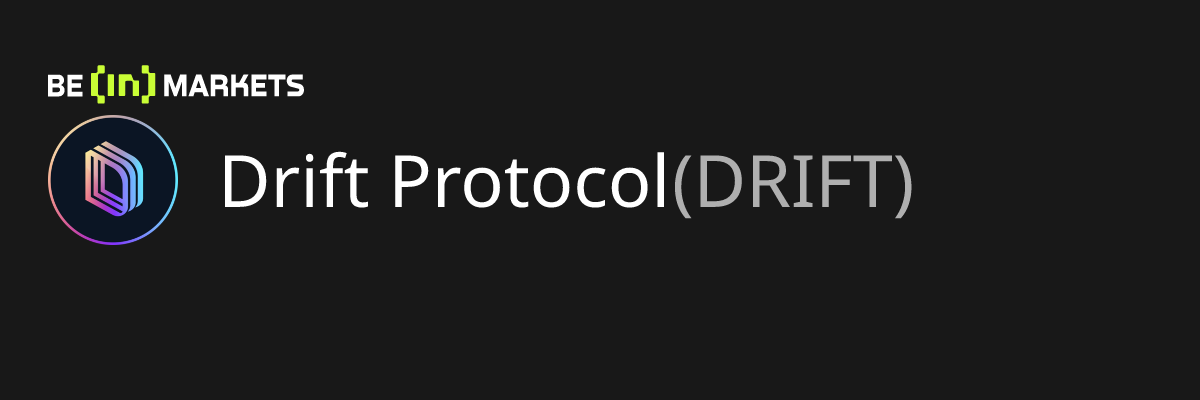 Drift Protocol (DRIFT) Informações sobre preço, MarketCap, gráficos e ...