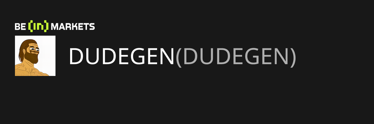 DUDEGEN (DUDEGEN) Price, MarketCap, Charts and Fundamentals Info ...