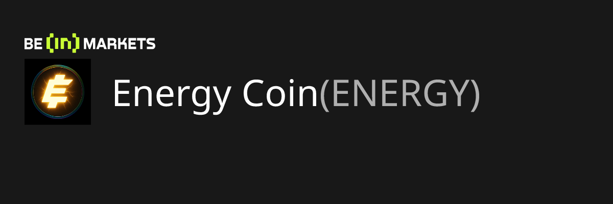 Energy Coin (ENERGY) información de precios, capitalización de mercado ...
