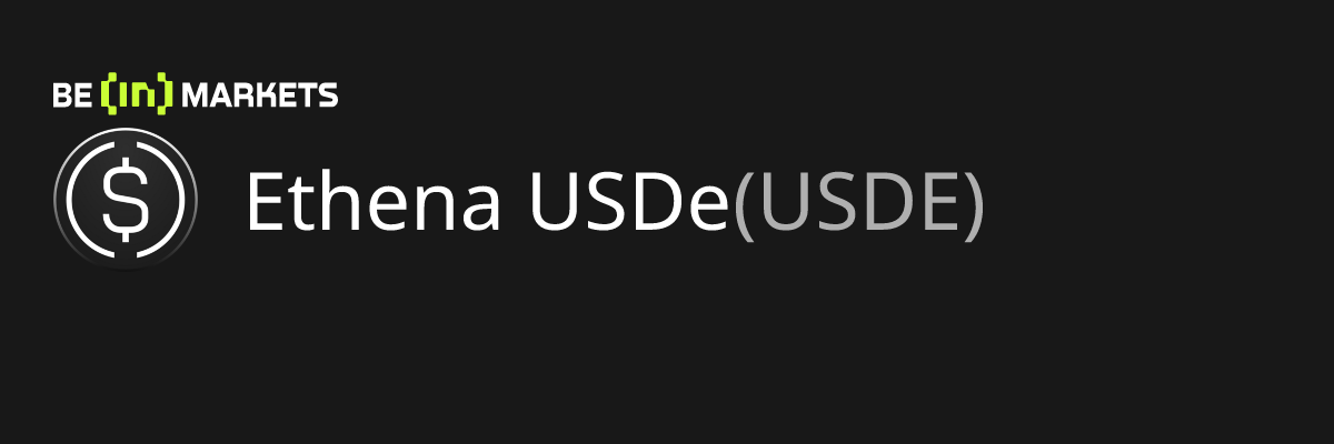 Ethena USDe (USDE) Informações sobre preço, MarketCap, gráficos e ...