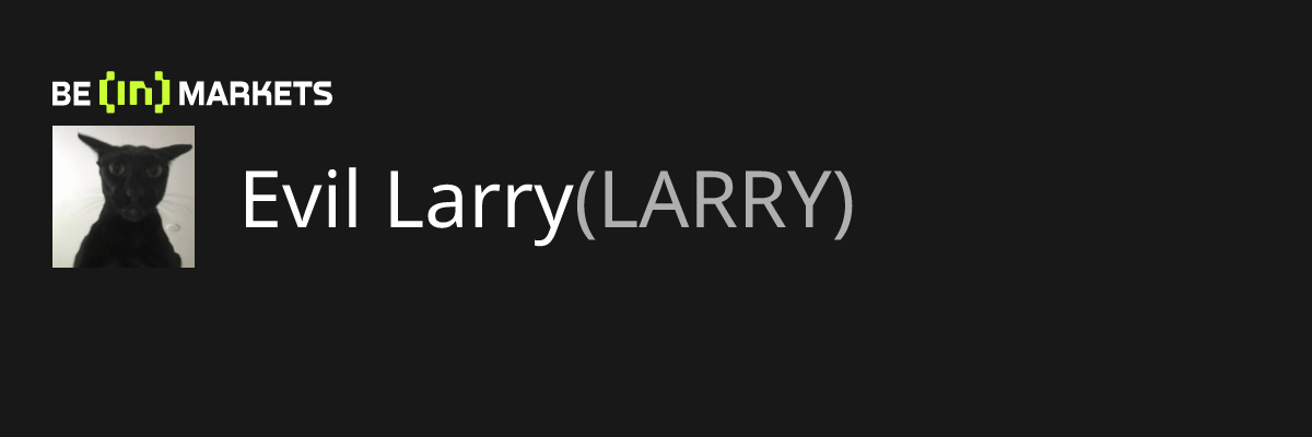 Evil Larry (LARRY) información de precios, capitalización de mercado ...