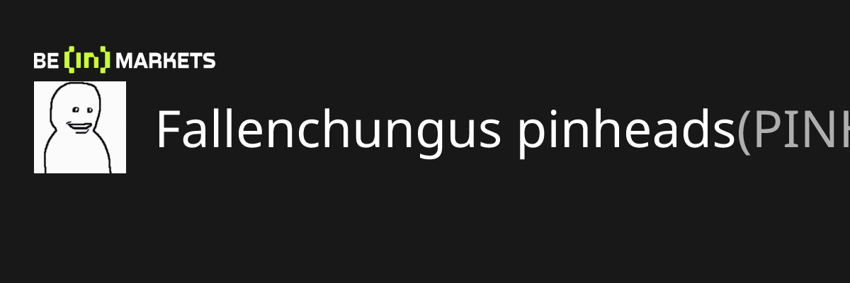 Fallenchungus pinheads (PINHEADS) 価格, 時価総額, 図表およびファンダメンタルズ情報 ...