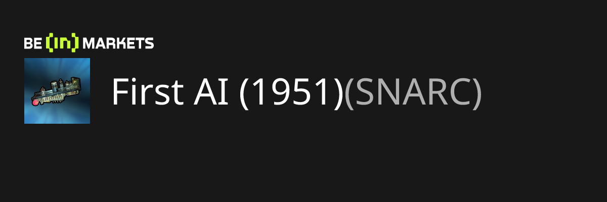 Cours du First AI (1951) (SNARC) : Prix, Informations fondamentales ...