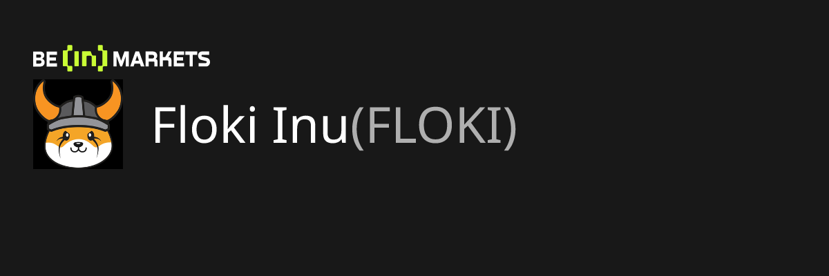 Floki Inu (FLOKI) 価格, 時価総額, 図表およびファンダメンタルズ情報 - BeInCrypto Japan