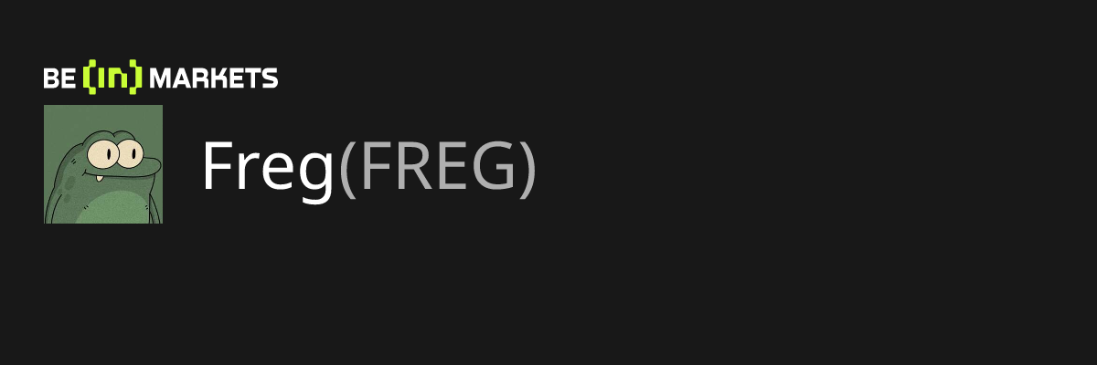 Freg (FREG) Price, MarketCap, Charts and Fundamentals Info - BeInCrypto