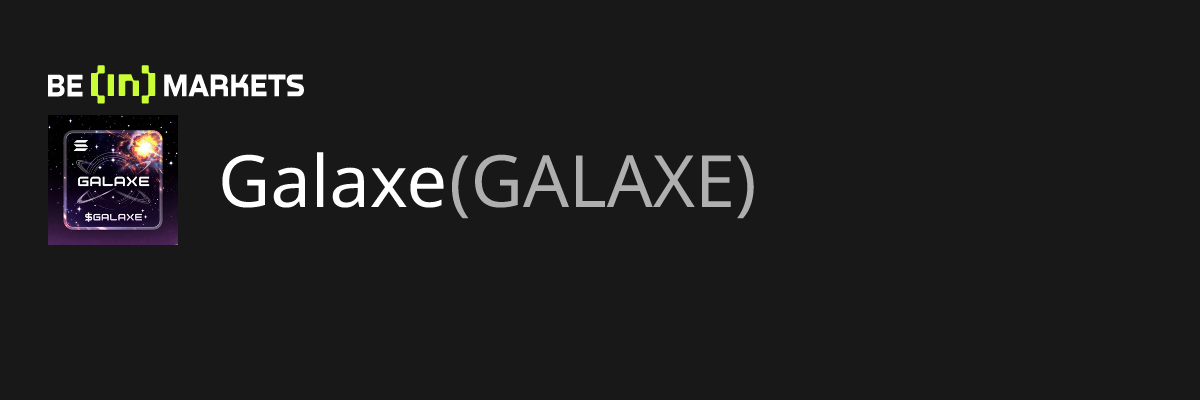 Galaxe (GALAXE) información de precios, capitalización de mercado ...