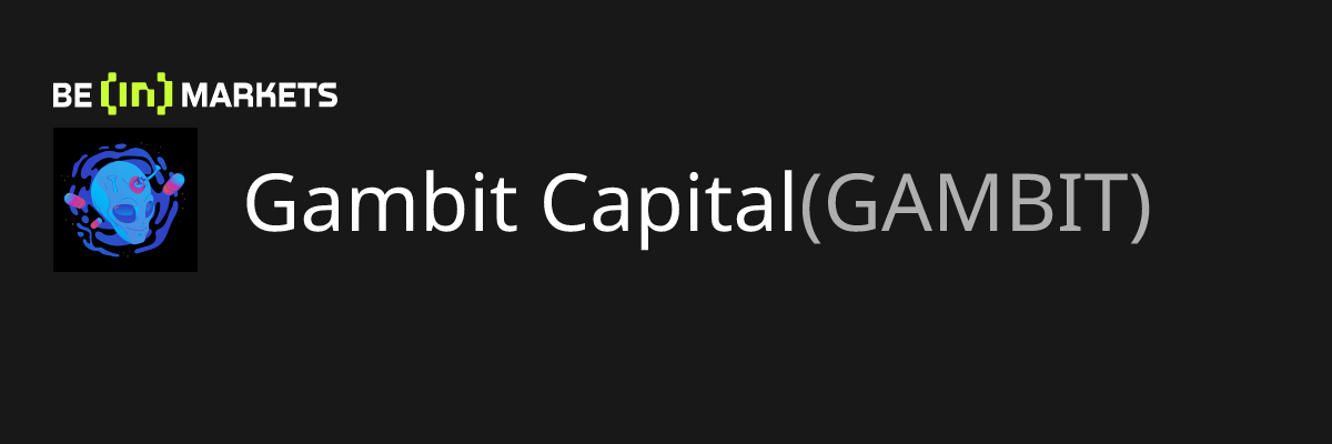 Gambit Capital (GAMBIT) Price, MarketCap, Charts and Fundamentals Info ...