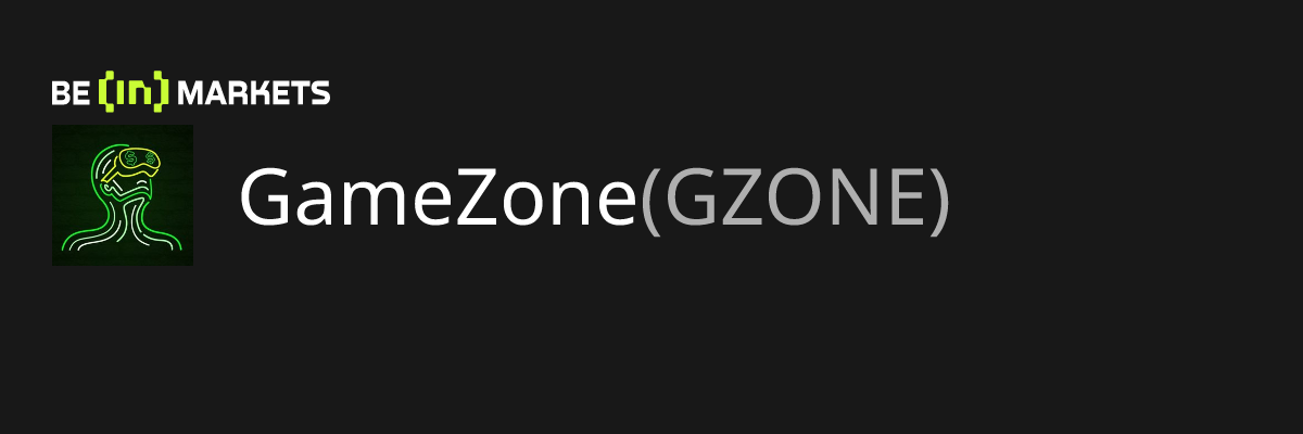 GameZone (GZONE) Price, MarketCap, Charts and Fundamentals Info ...