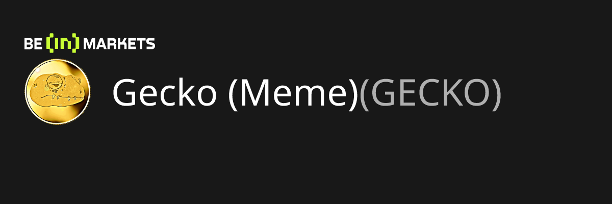 Gecko (Meme) (GECKO) Price, MarketCap, Charts and Fundamentals Info ...