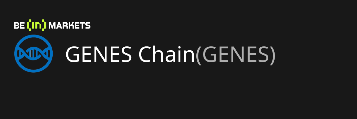 GENES Chain (GENES) koers, marktkapitalisatie, grafieken en ...