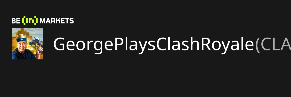 GeorgePlaysClashRoyale (CLASH) Harga, Kapitalisasi Pasar, Info Grafik ...