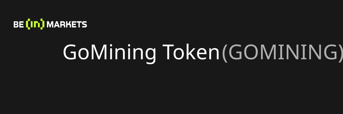 GoMining Token (GOMINING) Price, MarketCap, Charts and Fundamentals ...
