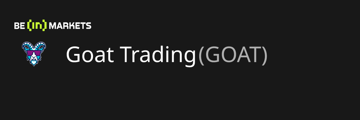 Goat Trading (GOAT) Price, MarketCap, Charts and Fundamentals Info ...