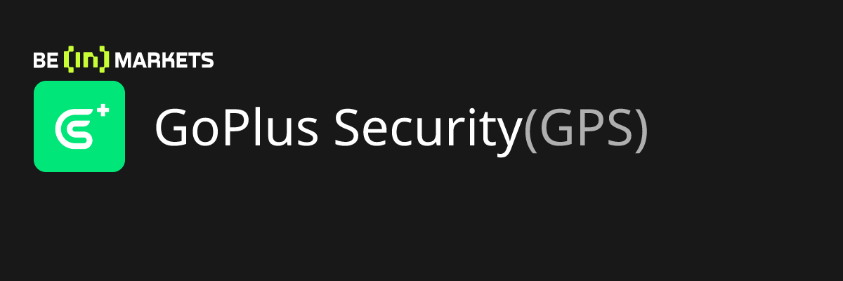 GoPlus Security (GPS) Price, MarketCap, Charts and Fundamentals Info - BeInCrypto