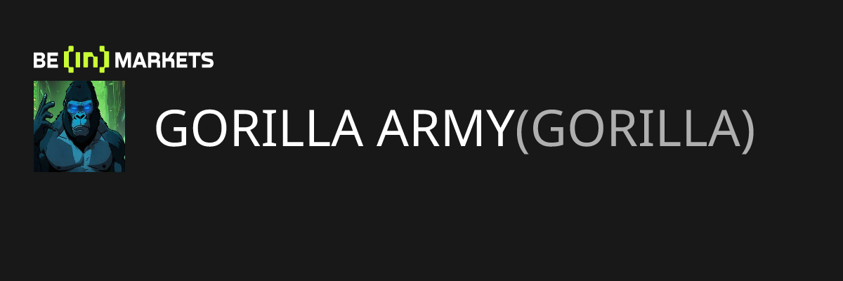 GORILLA ARMY (GORILLA) Price, MarketCap, Charts and Fundamentals Info ...
