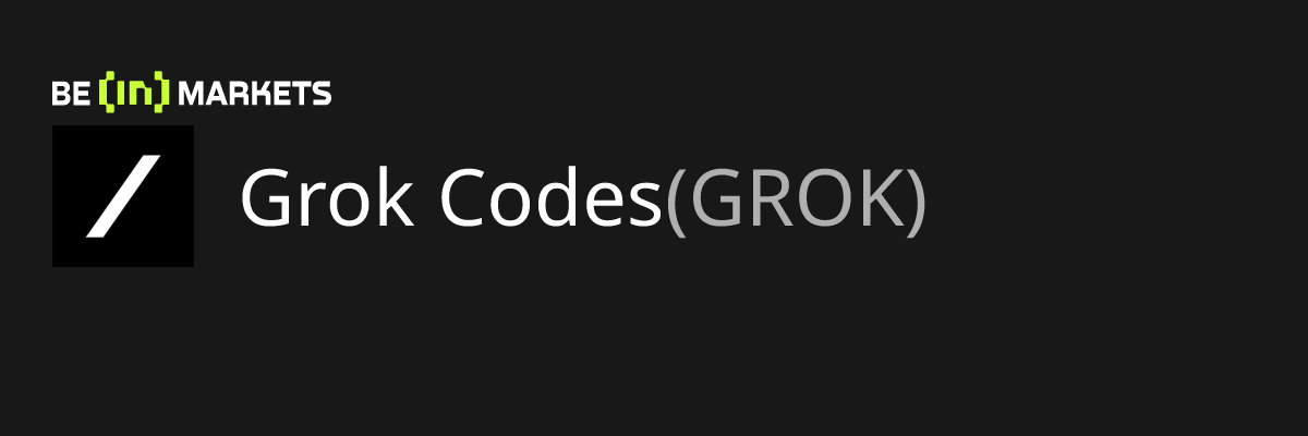 Grok Codes (GROK) Price, MarketCap, Charts and Fundamentals Info ...