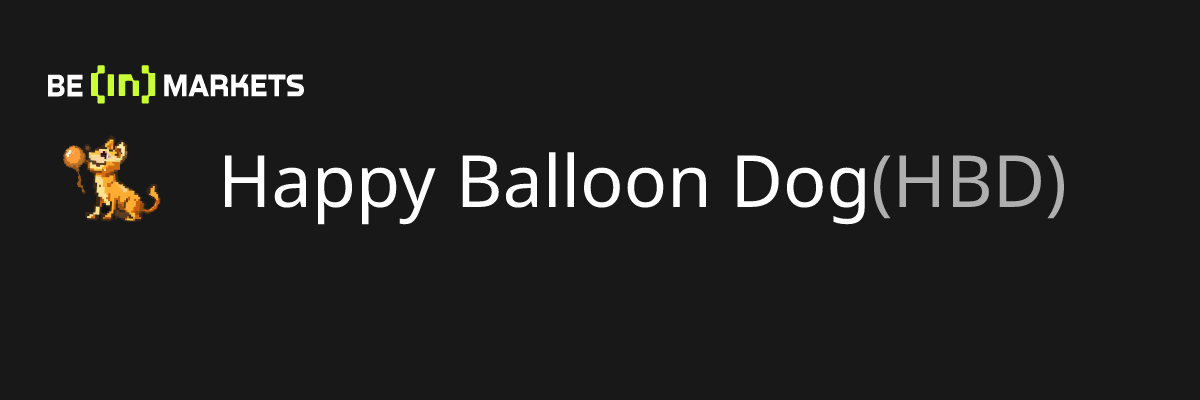 Happy Balloon Dog (HBD) Price, MarketCap, Charts and Fundamentals Info ...