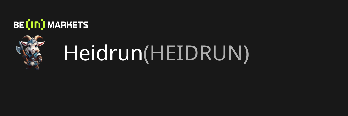 Heidrun (HEIDRUN) Price, MarketCap, Charts and Fundamentals Info ...