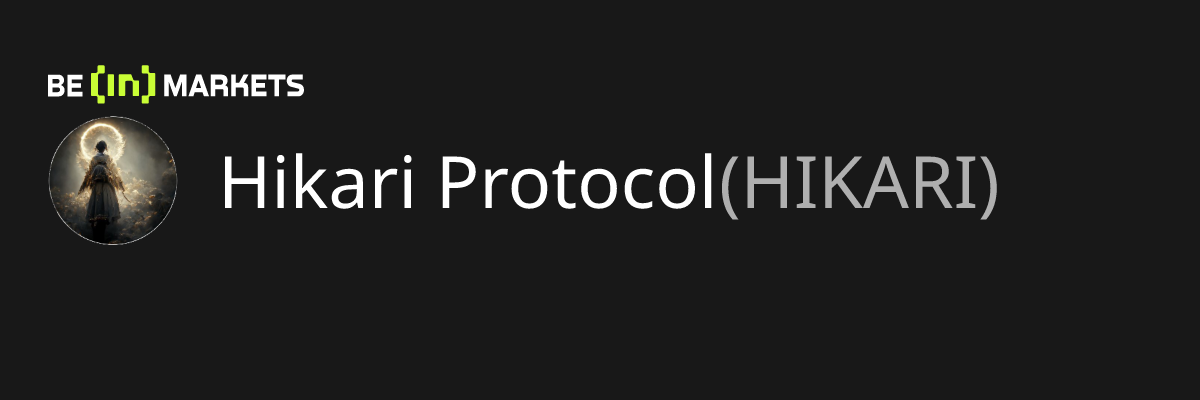 Hikari Protocol (HIKARI) Price, MarketCap, Charts and Fundamentals Info ...