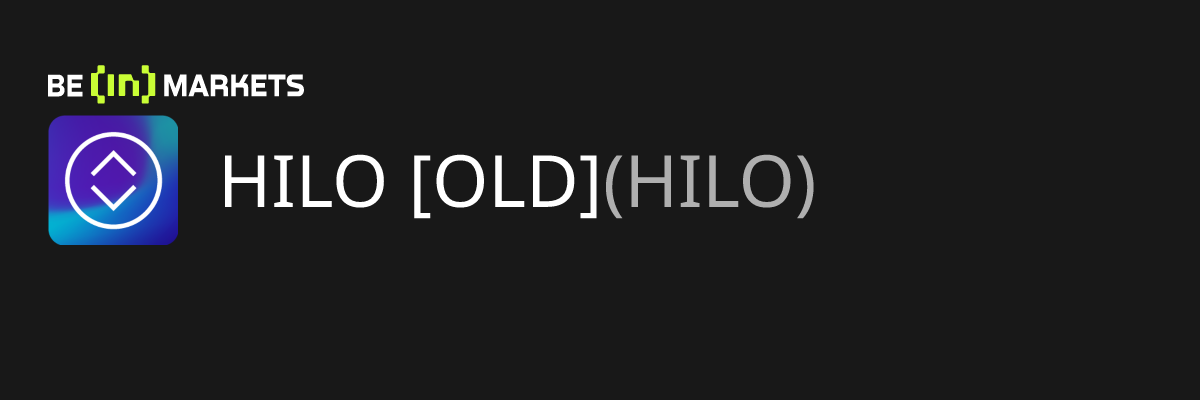 HILO [OLD] (HILO) Price, MarketCap, Charts and Fundamentals Info ...