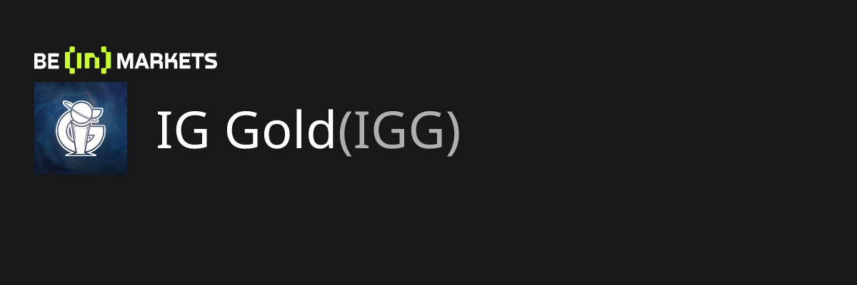 IG Gold (IGG) Price, MarketCap, Charts and Fundamentals Info - BeInCrypto