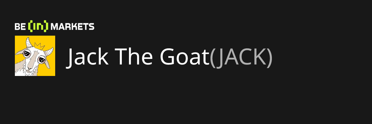 Jack The Goat (JACK) información de precios, capitalización de mercado ...