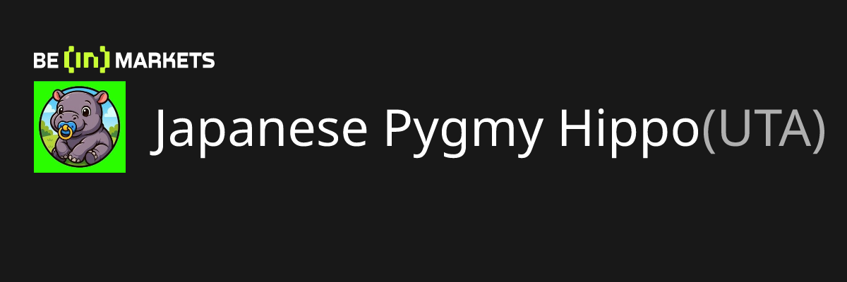 Japanese Pygmy Hippo (UTA) Price, MarketCap, Charts and Fundamentals Info - BeInCrypto