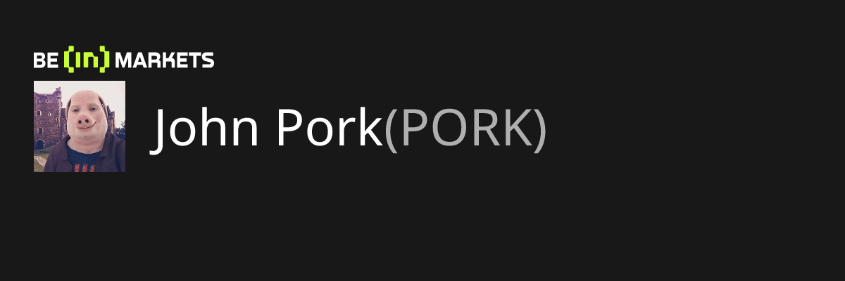 John Pork (PORK) Informações sobre preço, MarketCap, gráficos e ...