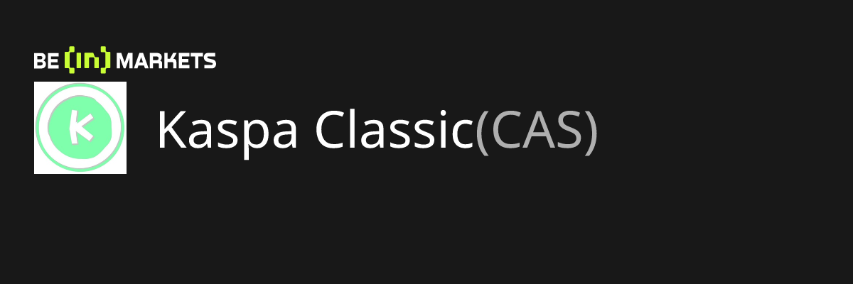 Kaspa Classic (CAS) Price, MarketCap, Charts and Fundamentals Info ...