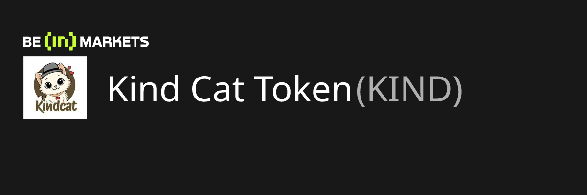 Kind Cat Token (KIND) Informações sobre preço, MarketCap, gráficos e ...
