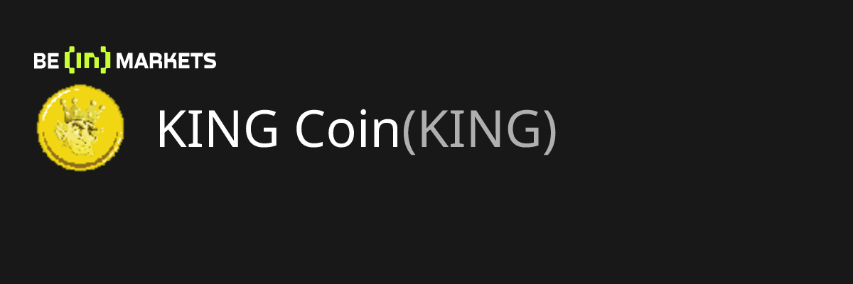 KING Coin (KING) Price, MarketCap, Charts and Fundamentals Info ...