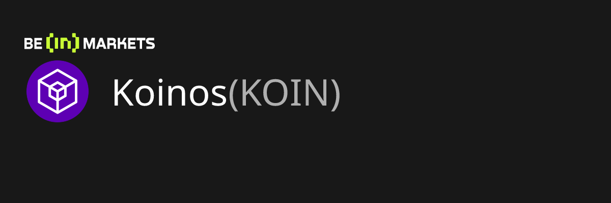 Koinos (KOIN) Price, MarketCap, Charts and Fundamentals Info - BeInCrypto