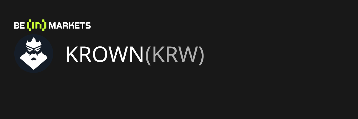 Cours du KROWN (KRW) : Prix, Informations fondamentales, capitalisation ...
