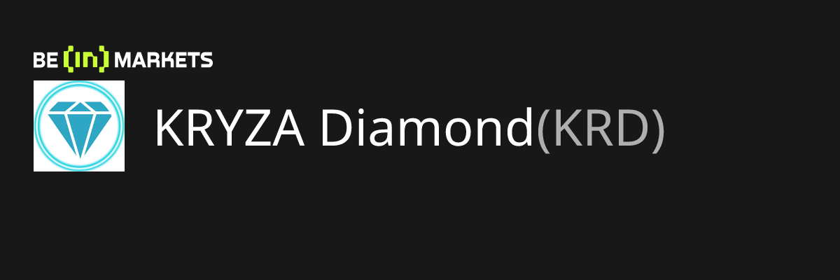 KRYZA Diamond (KRD) Price, MarketCap, Charts and Fundamentals Info ...