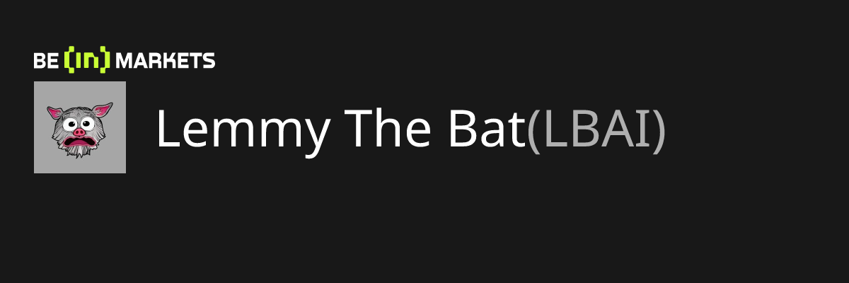Lemmy The Bat (LBAI) Price, MarketCap, Charts and Fundamentals Info ...