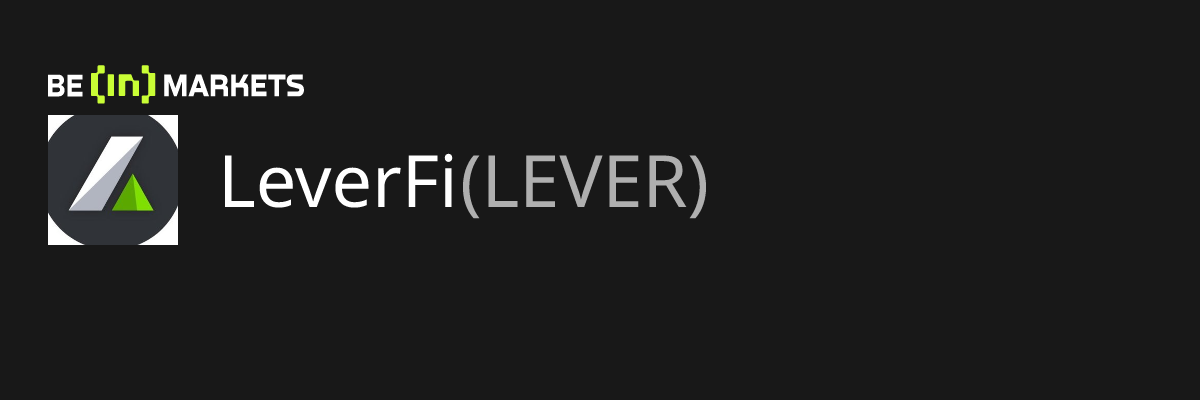 LeverFi (LEVER) información de precios, capitalización de mercado ...