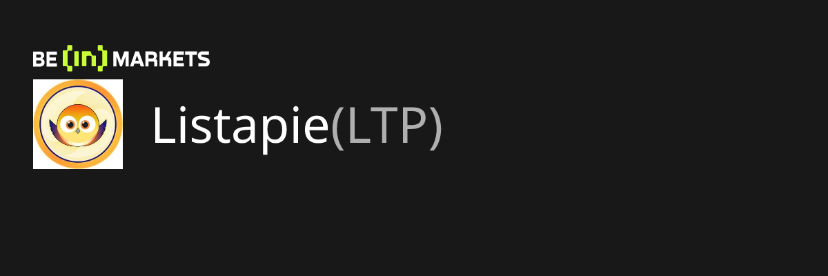 Listapie (LTP) Price, MarketCap, Charts and Fundamentals Info - BeInCrypto
