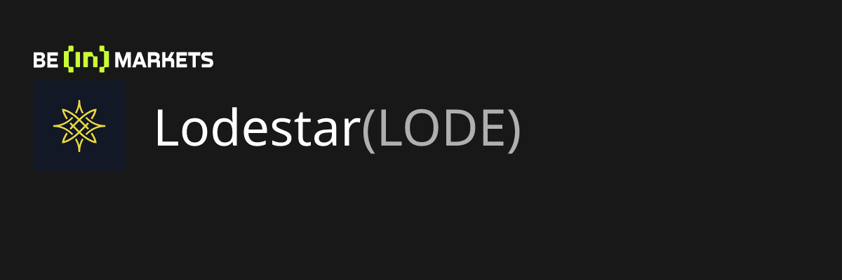 Lodestar (LODE) Price, MarketCap, Charts and Fundamentals Info - BeInCrypto