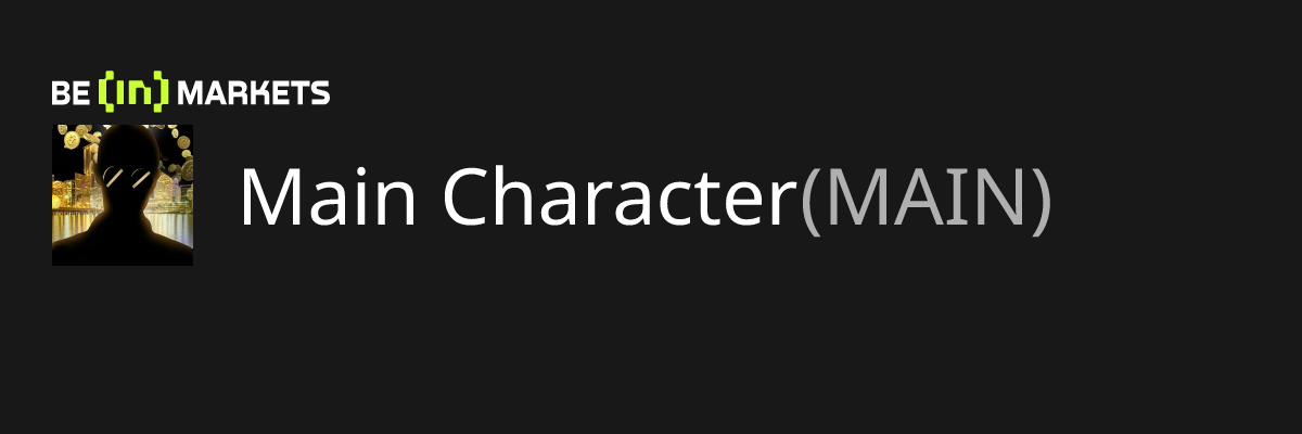 Main Character (MAIN) Price, MarketCap, Charts and Fundamentals Info ...