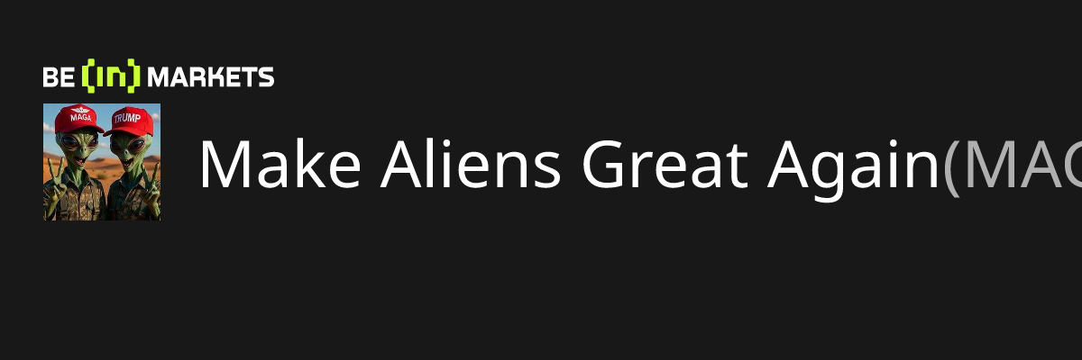 Make Aliens Great Again (MAGA) Price, MarketCap, Charts and ...