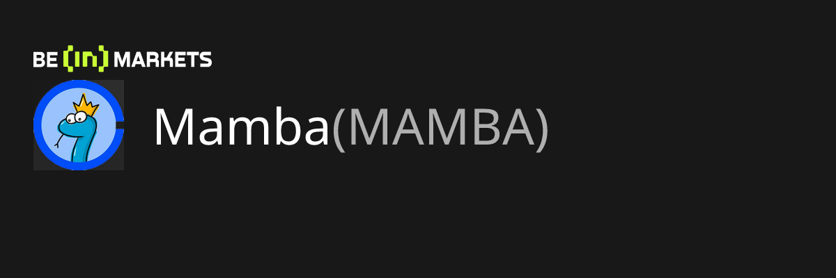 Mamba (MAMBA) información de precios, capitalización de mercado ...