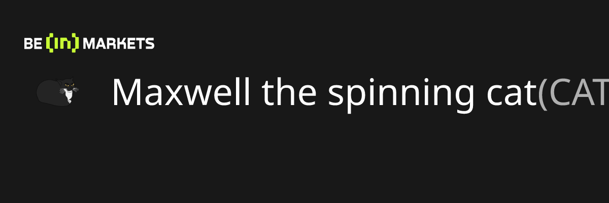 Maxwell the spinning cat (CAT) Fiyat, Piyasa Değeri, Grafikler ve Temel ...